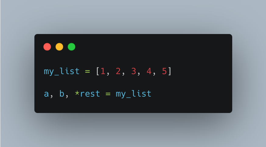 How To Unpack Arbitrary Length Iterables With The Operator In Python Fatos Morina