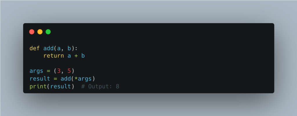 Simplify Function Calls With Pythons Argument Unpacking Fatos Morina